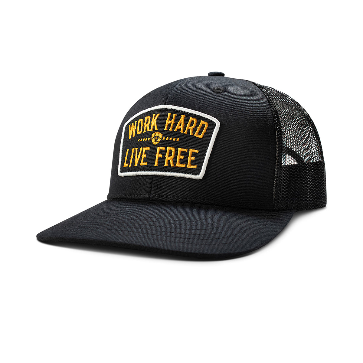 Ariat Work Hard Live Free Patch Snapback Cap – Ariat Australia
