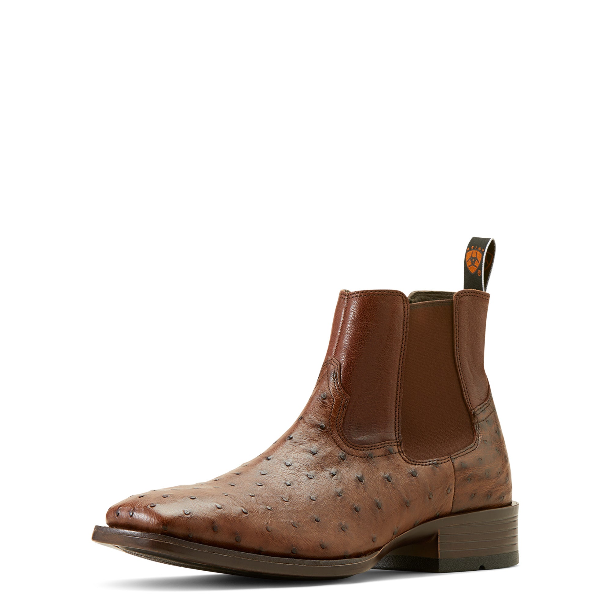 Booker Ultra Exotic - Tabac Brown Full Quill Ostrich Leather Boots ...